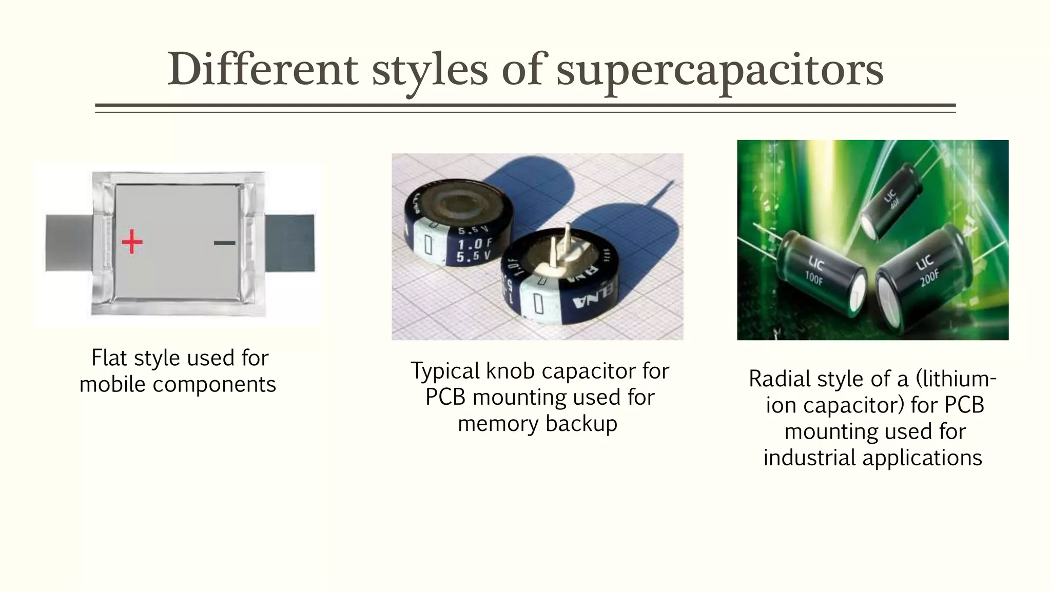 Ultracapacitors or Supercapacitors | PPTX
