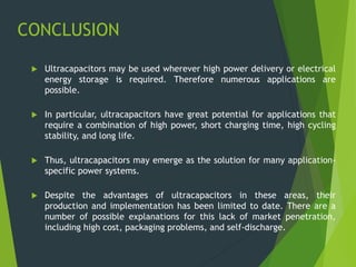 Ultracapacitors | PPT