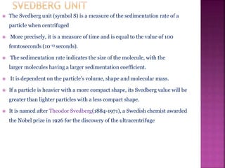 Ultracenrifugation by kanchana sivabalan | PPT