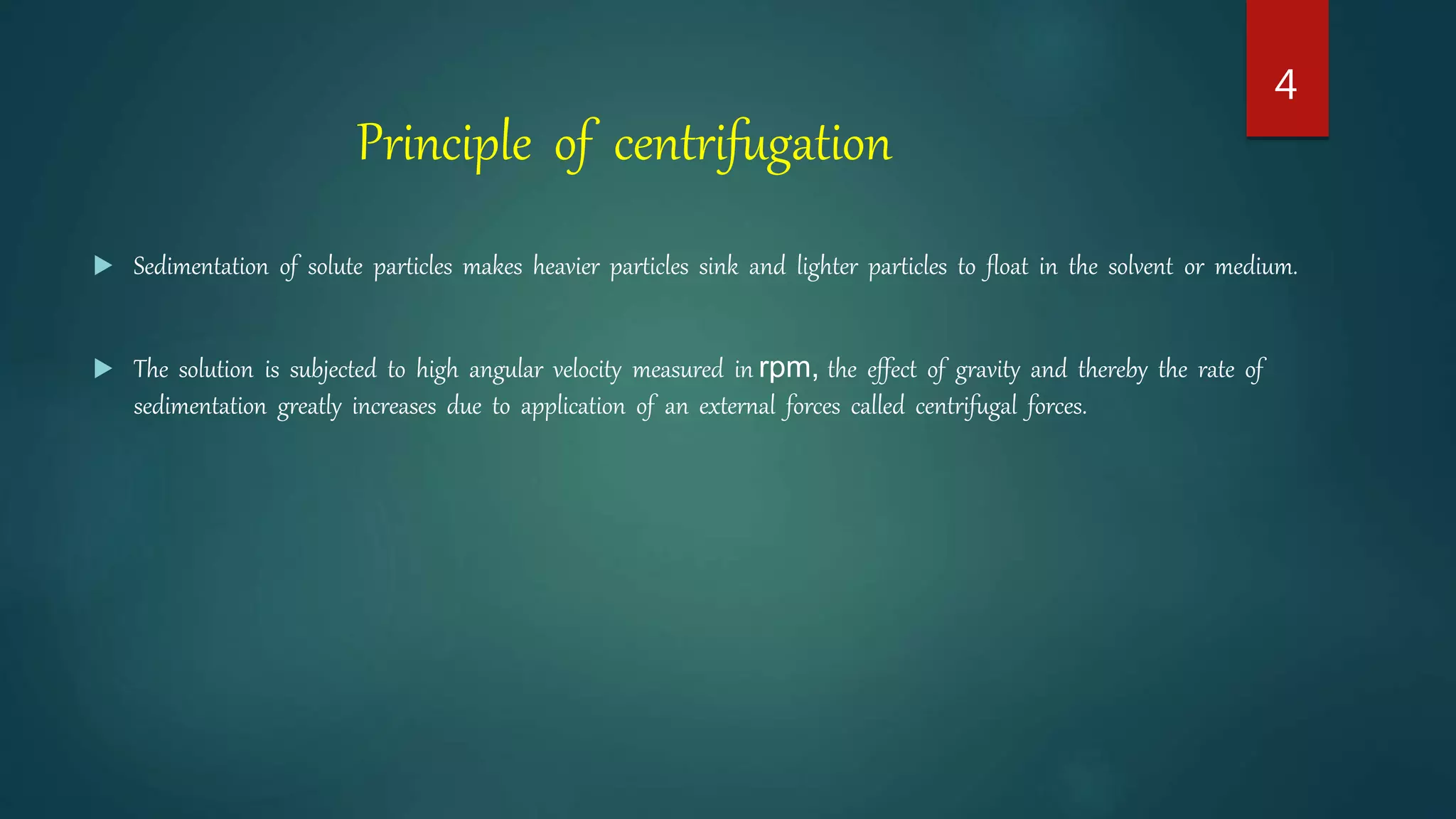 Ultra centrifugation | PPTX