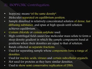 Ultracentrifugation | PPTX