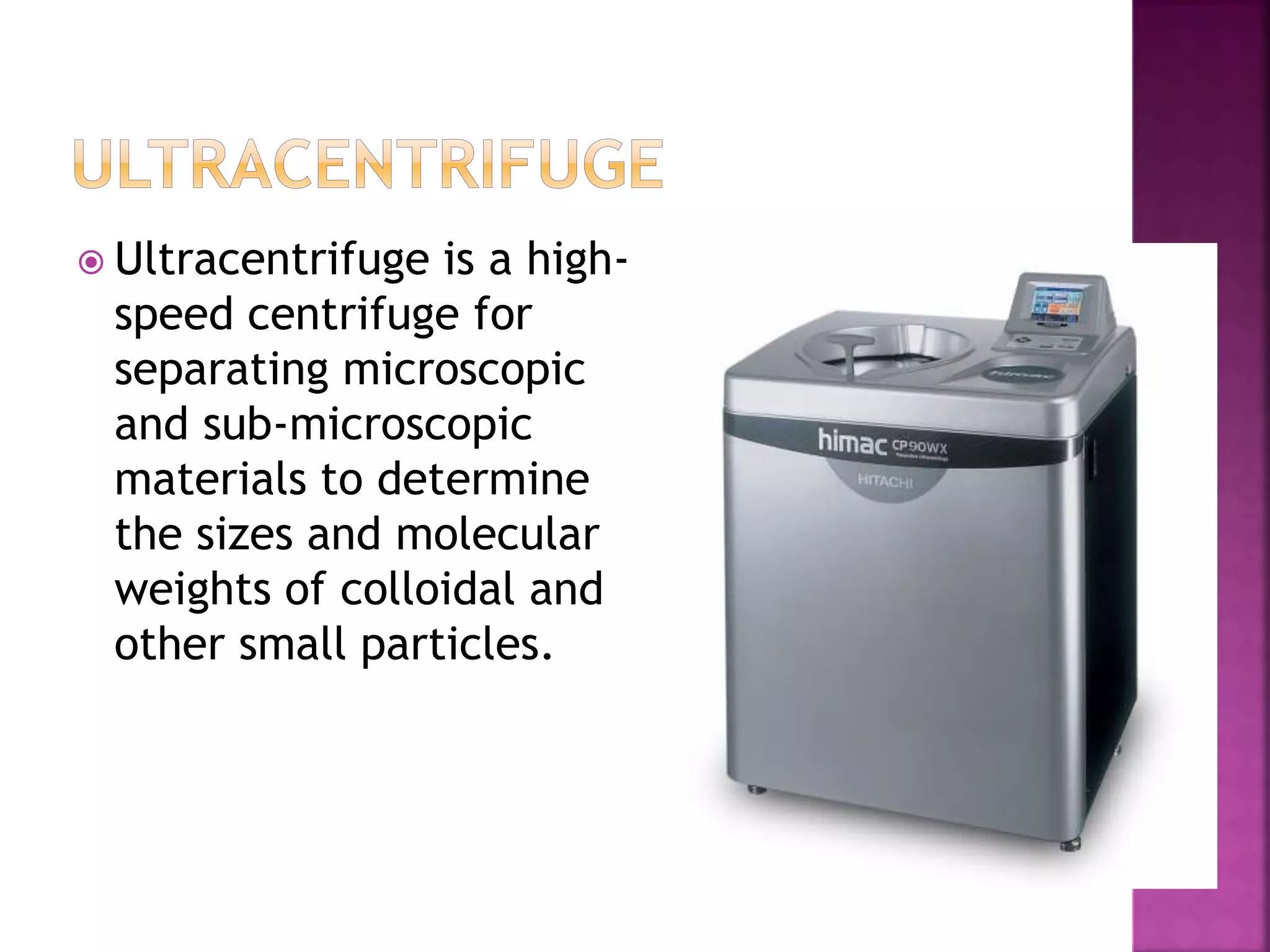 Analytical Ultracentrifugation of protein. | PPTX