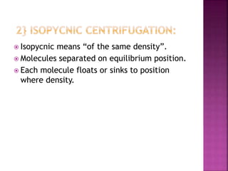 Analytical Ultracentrifugation of protein. | PPTX