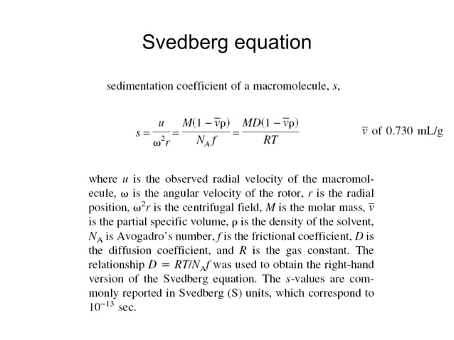 Ultracentrifugation Pervushin | PPT