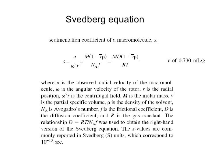 Ultracentrifugation Pervushin
