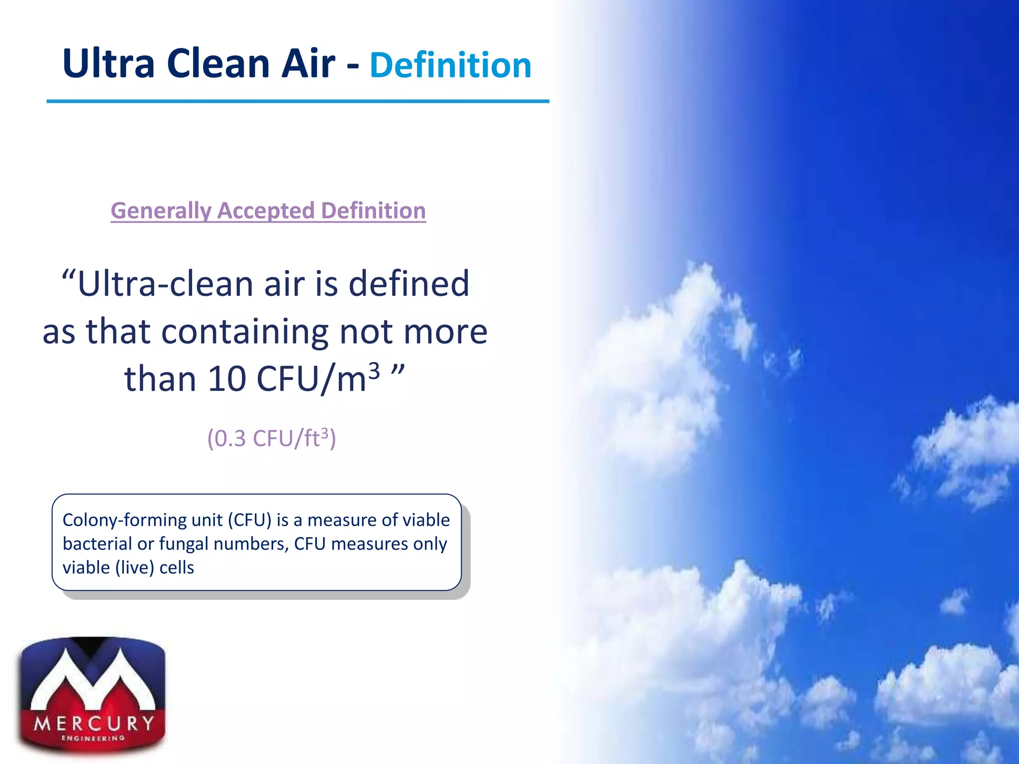 Ultra Clean Ventilation for Operating Theatres | PPT
