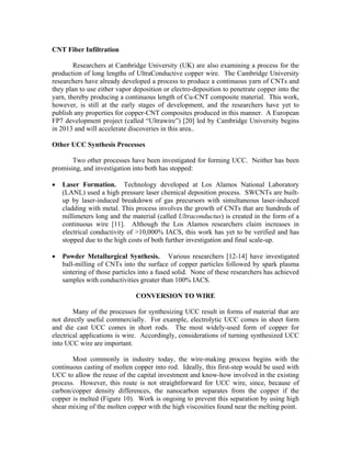 Ultraconductive copper wire - Overview of worldwide research and ...