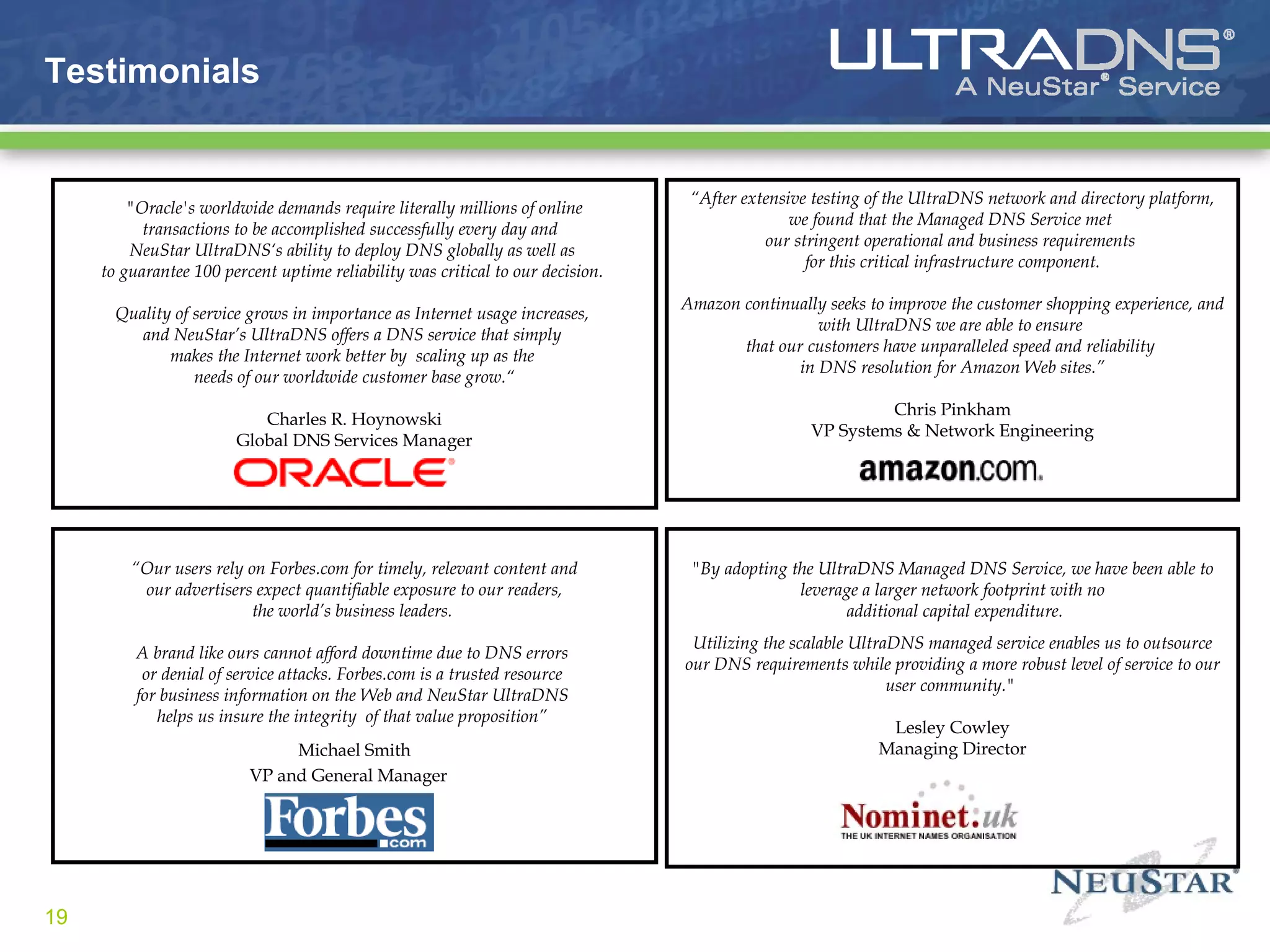 Ultra Dns Overview Presentation | PPT