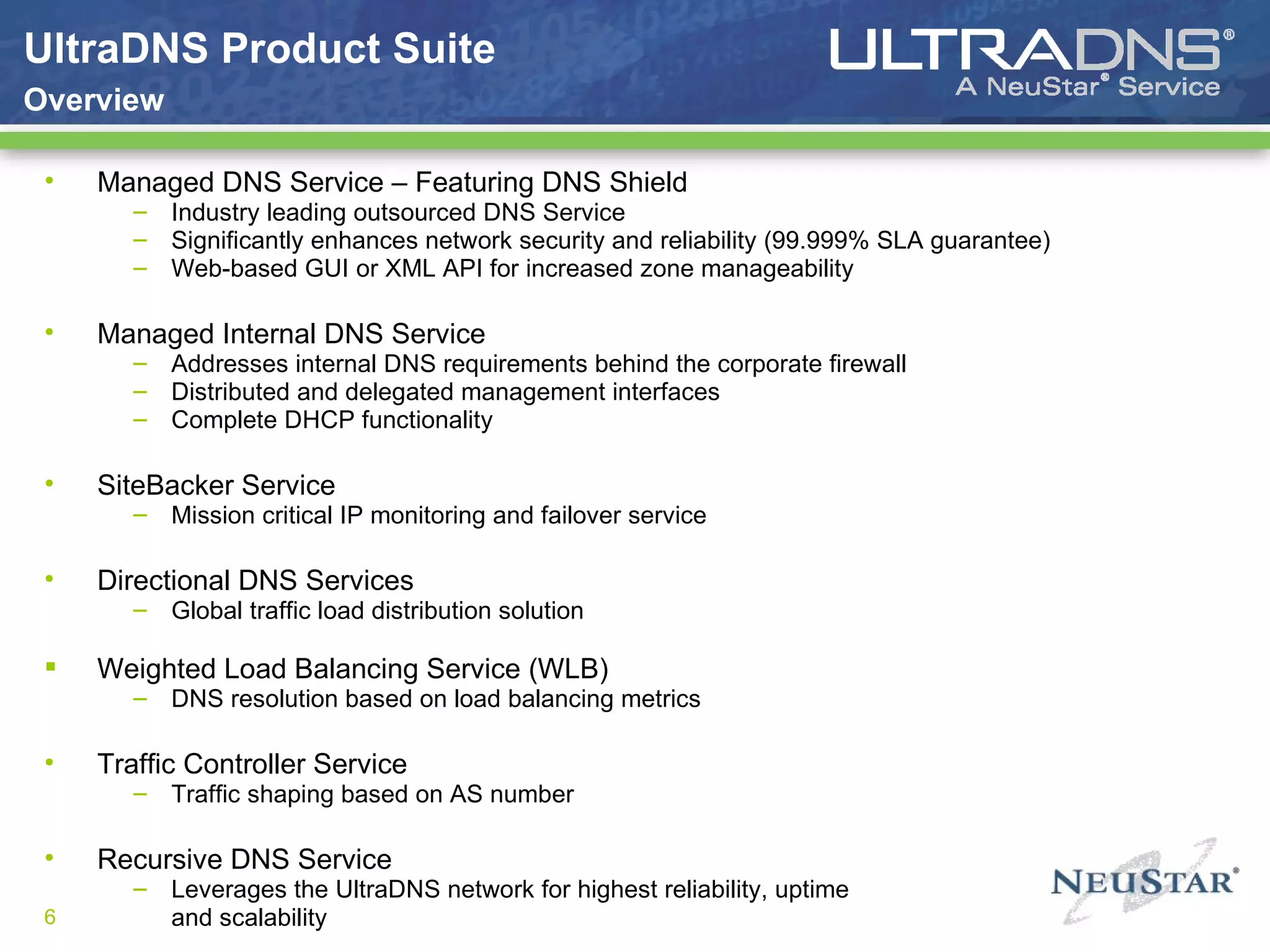 Ultra Dns Overview Presentation | PPT