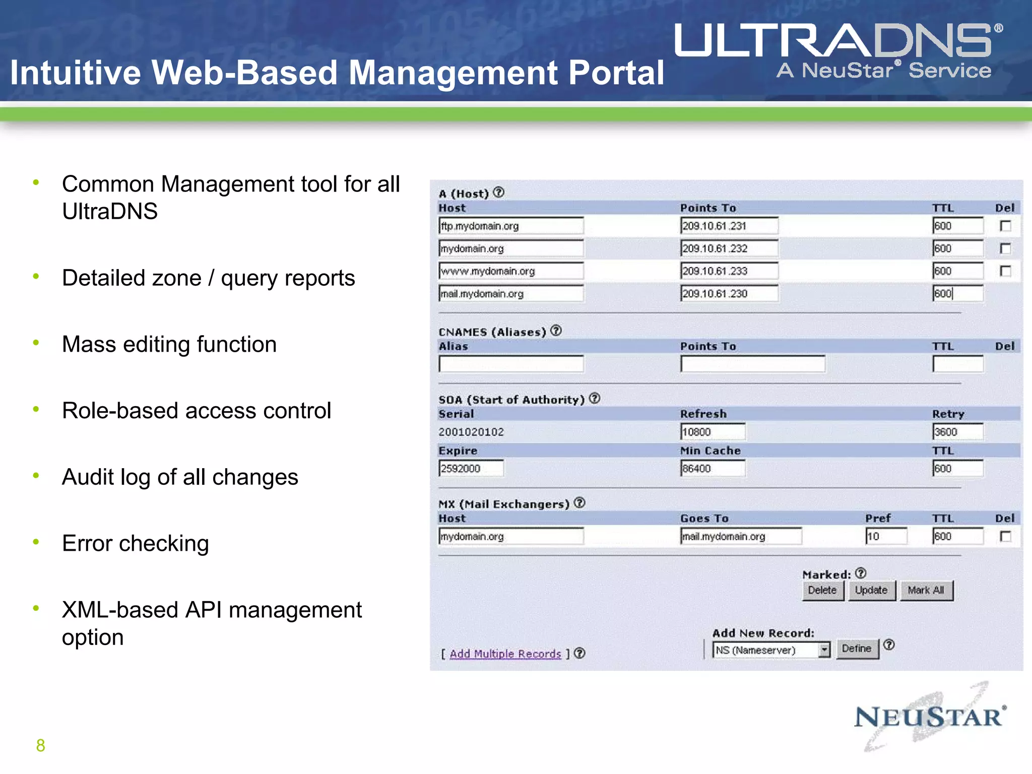 Ultra Dns Overview Presentation | PPT