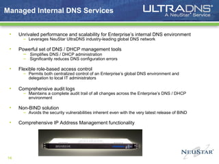 Ultra Dns Overview Presentation | PPT