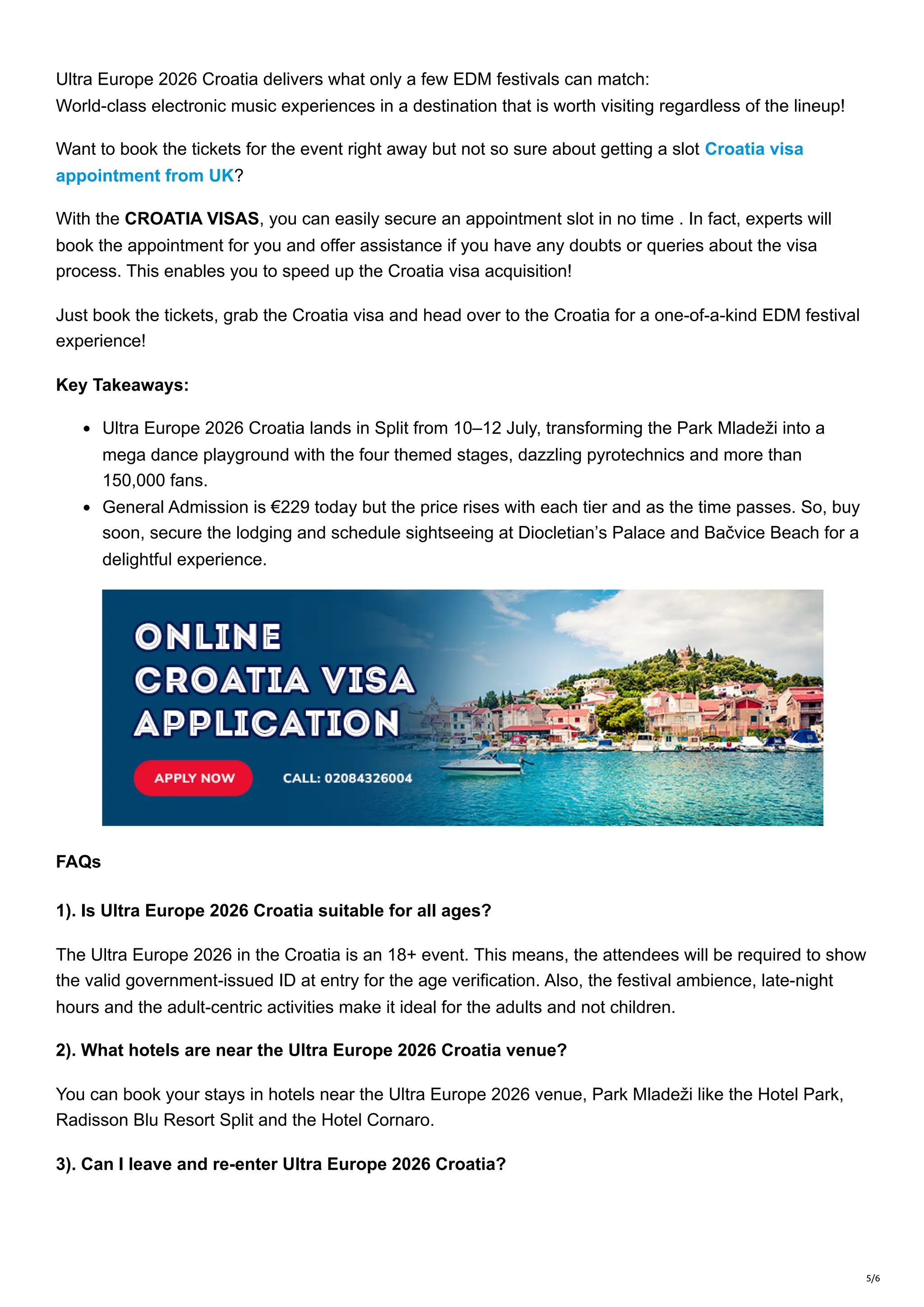 Ultra Europe 2026 Croatia EDM Lineup Stages Attractions.pdf