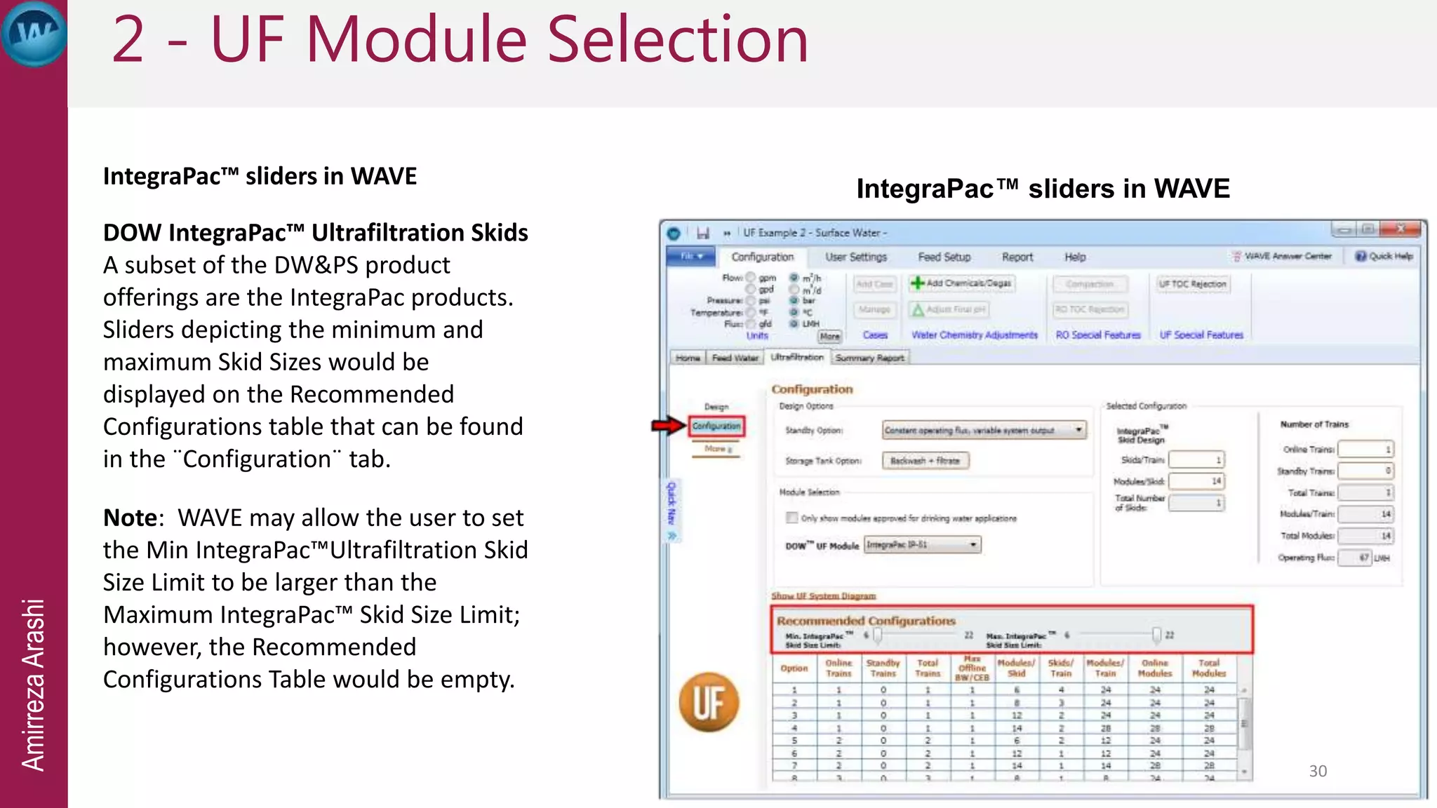 Training of UF design with WAVE Software | PPTX