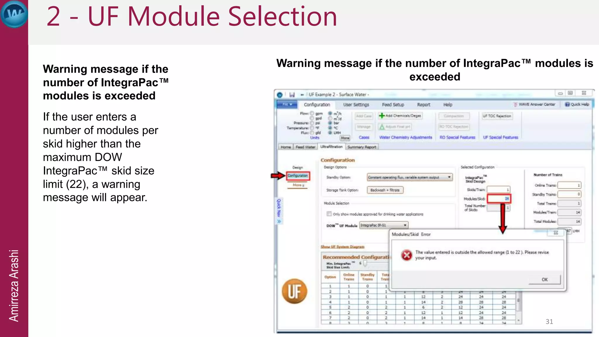 Training of UF design with WAVE Software | PPTX