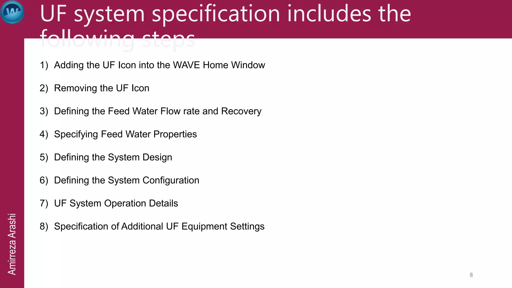 Training of UF design with WAVE Software | PPTX