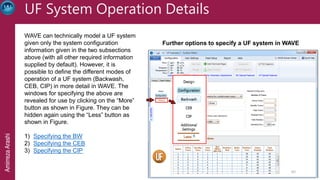 Training of UF design with WAVE Software | PPTX