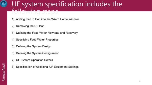 Training of UF design with WAVE Software | PPTX