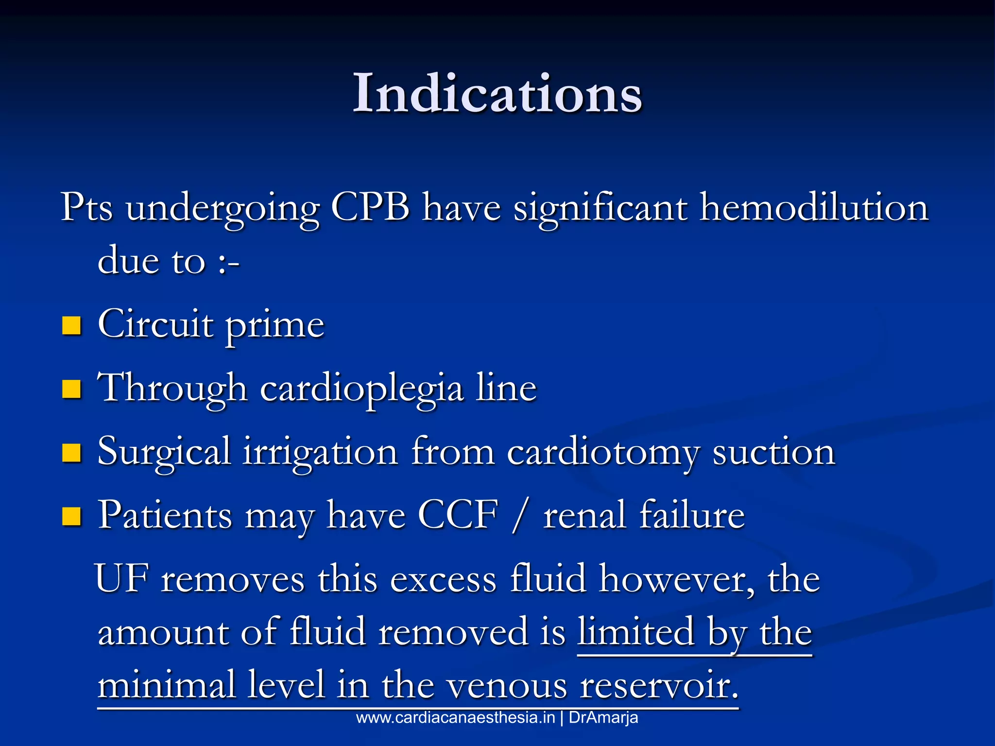 Ultrafiltration during cardiopulmonary_bypass | PPSX