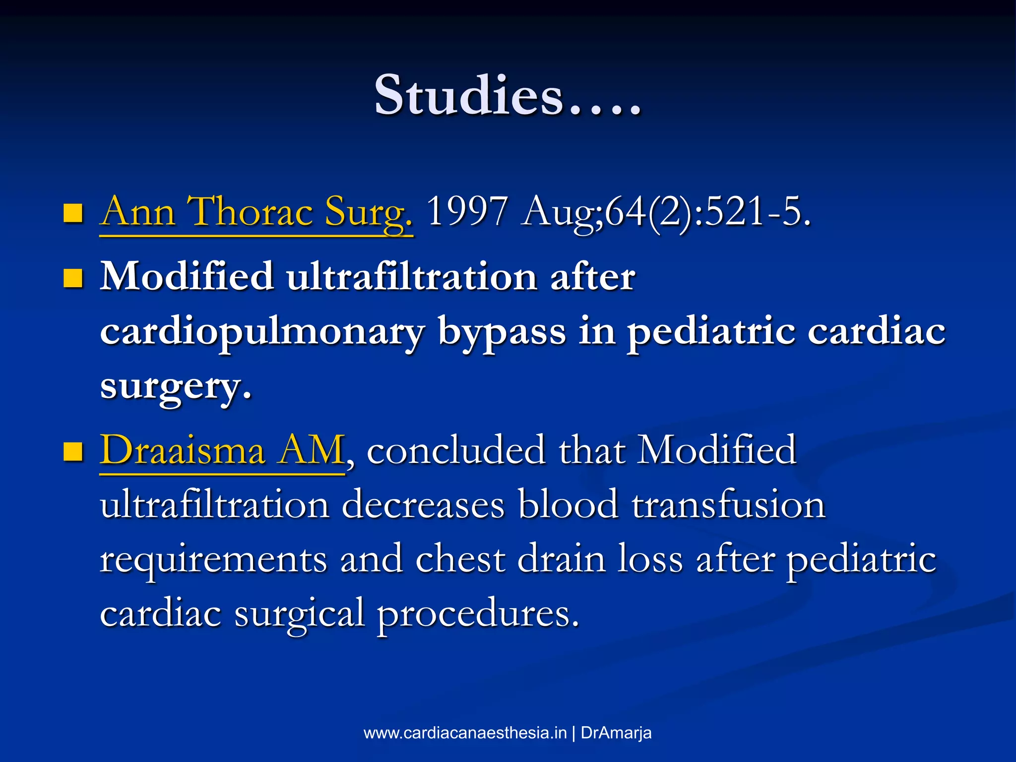 Ultrafiltration during cardiopulmonary_bypass | PPSX