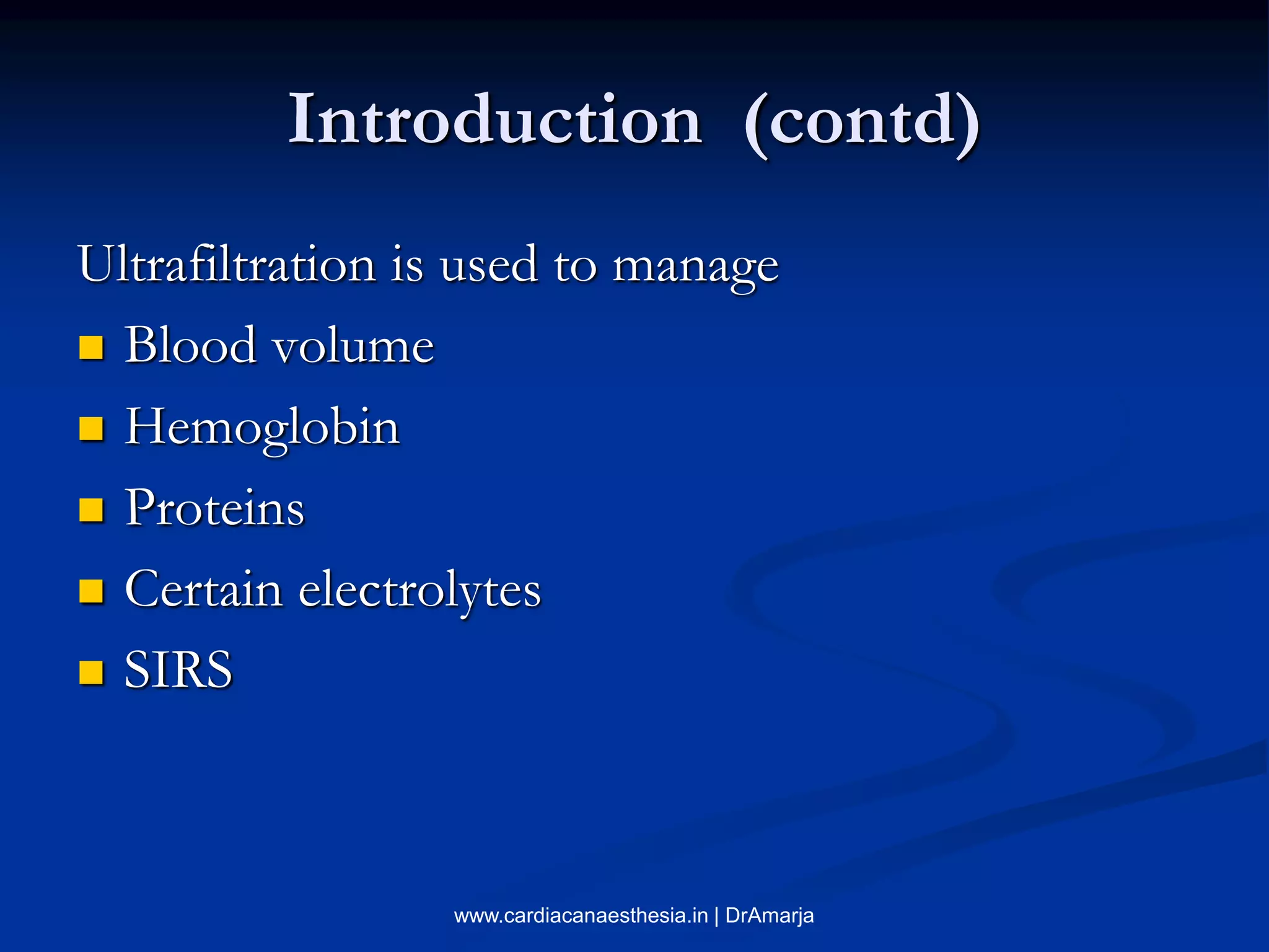 Ultrafiltration during cardiopulmonary_bypass | PPT Ultrafiltration during cardiopulmonary_bypass | PPT
