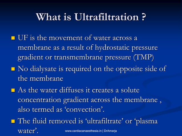 Ultrafiltration during cardiopulmonary_bypass | PPSX | Heart and ...