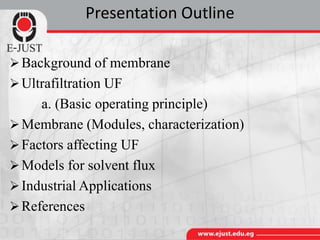 Ultrafiltration hamdiya orleans boham | PPT