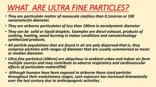 Ultra fine partcles | PDF