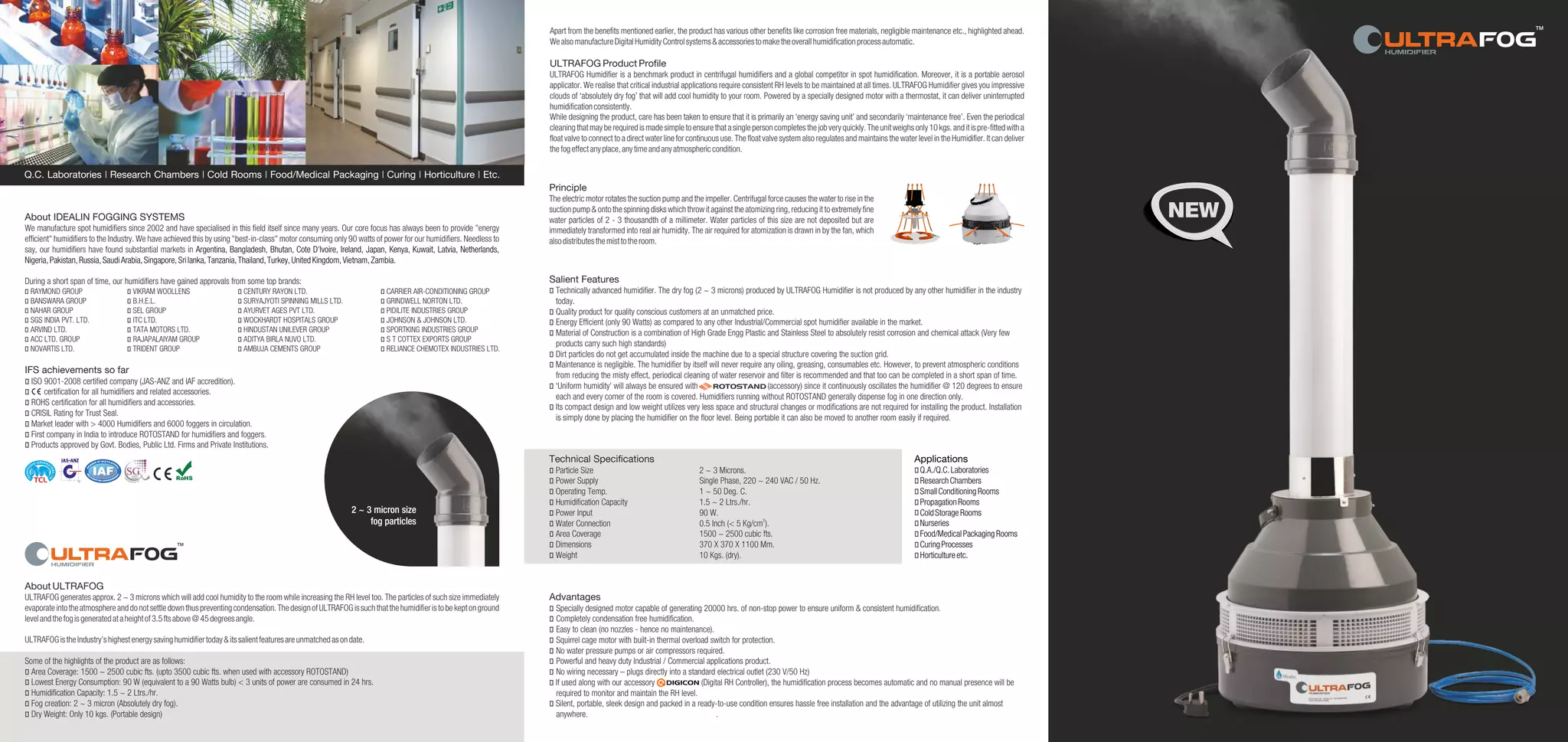 IDEALIN FOGGING SYSTEMS : Ultra-fine mist demystified | PDF