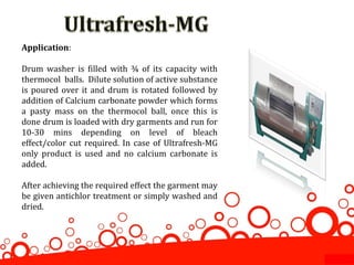 Garment Processing Chemical----Ultrafresh mg [A powdered product used ...