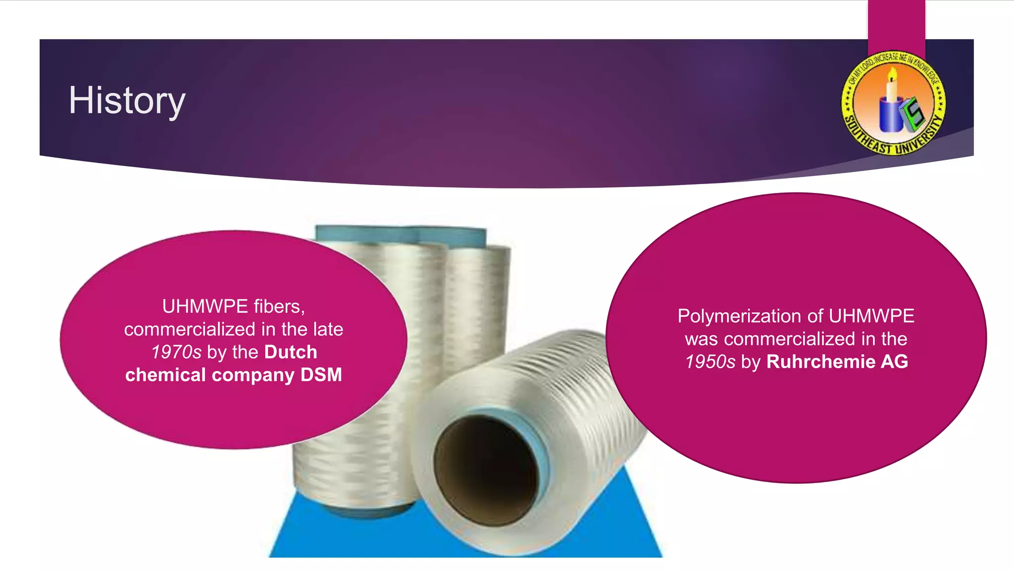 Ultra High molecular Polyethylene (UHMwPE).pptx