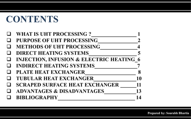 Ultra High Temperature Processing of Food Products | PDF