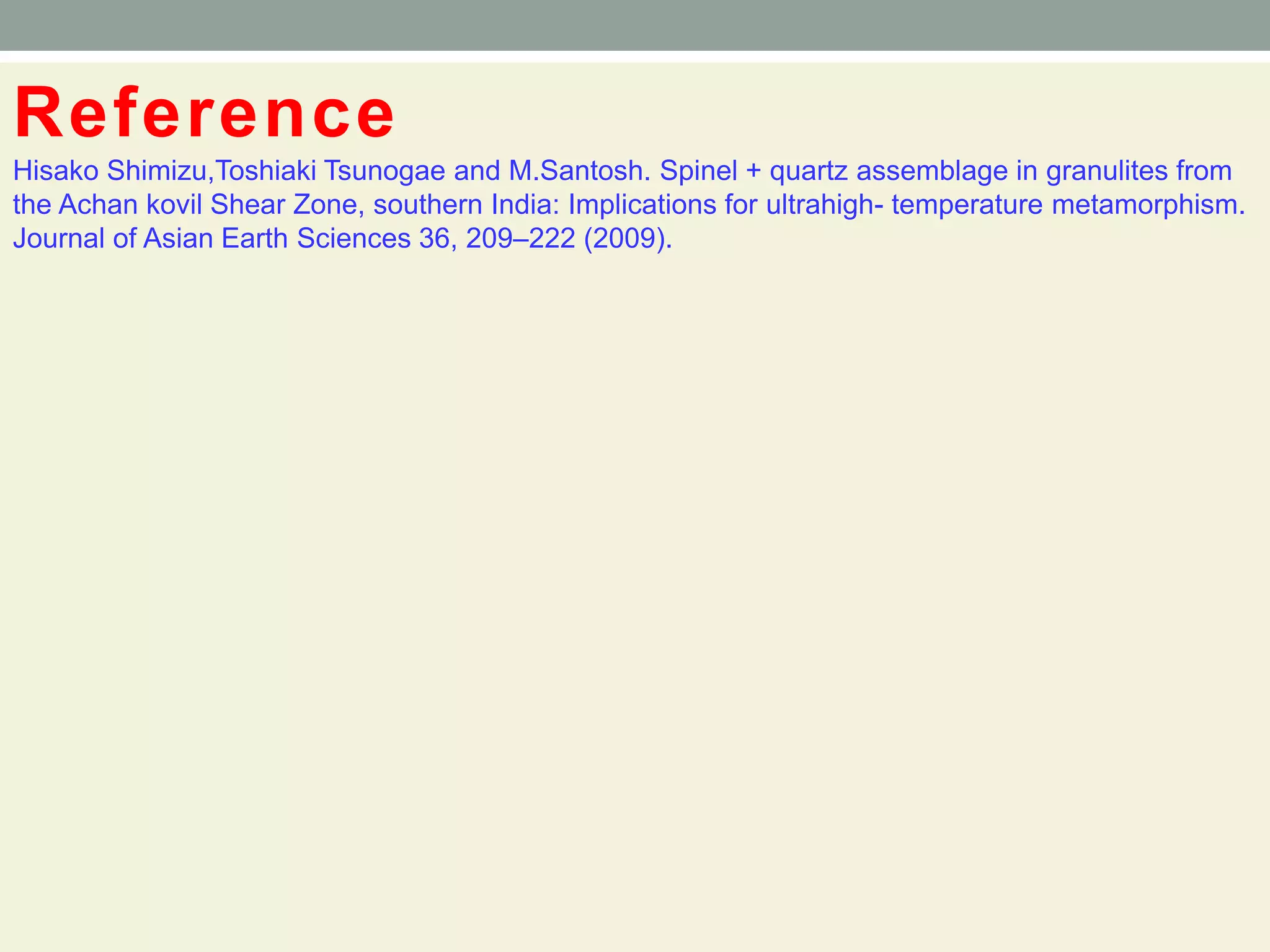 Ultra high temperature metamorphism | PPTX