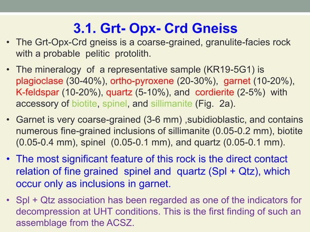 Ultra high temperature metamorphism | PPTX | Geology | Science