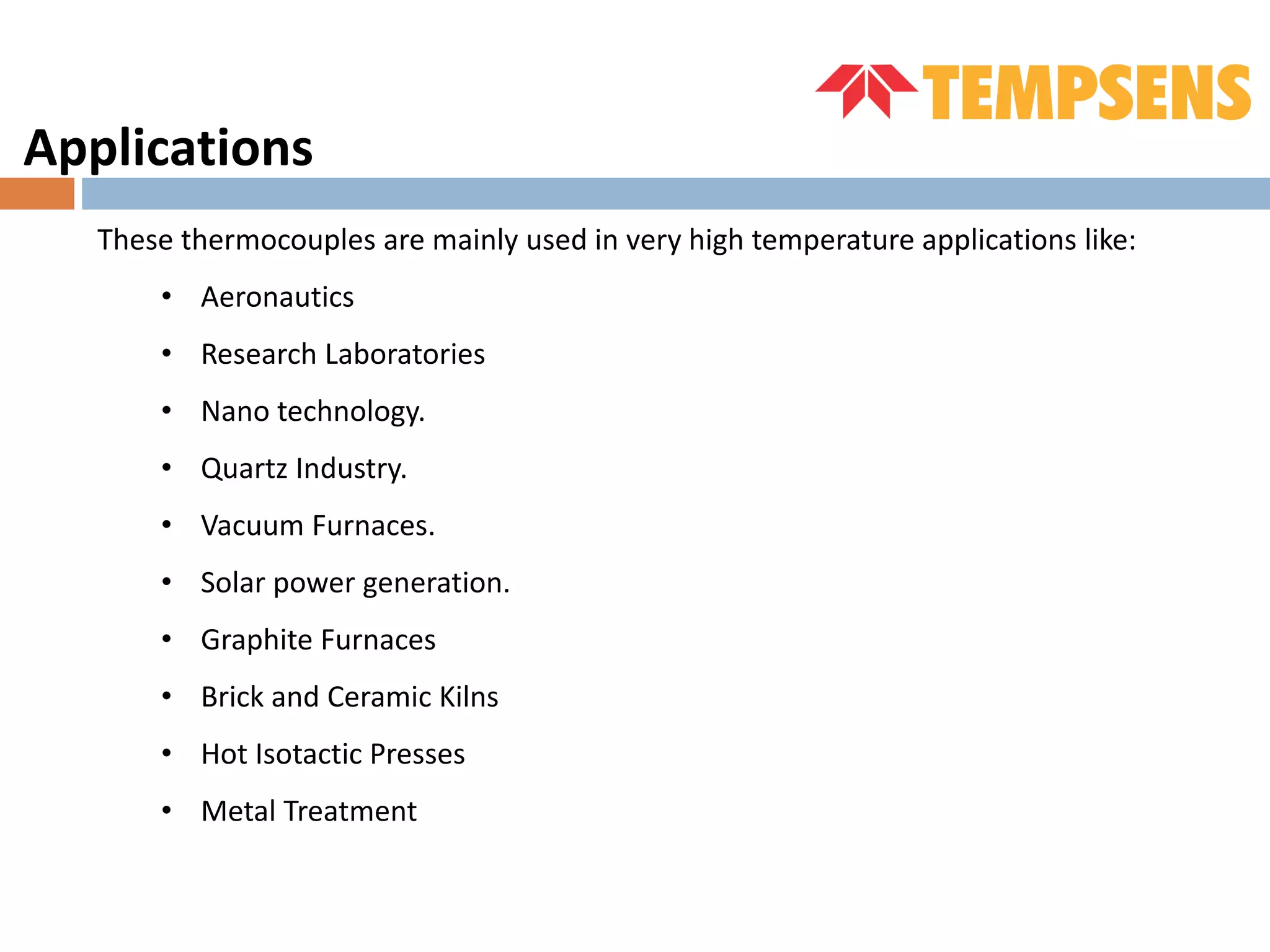Ultra high temperature thermocouple | PPTX