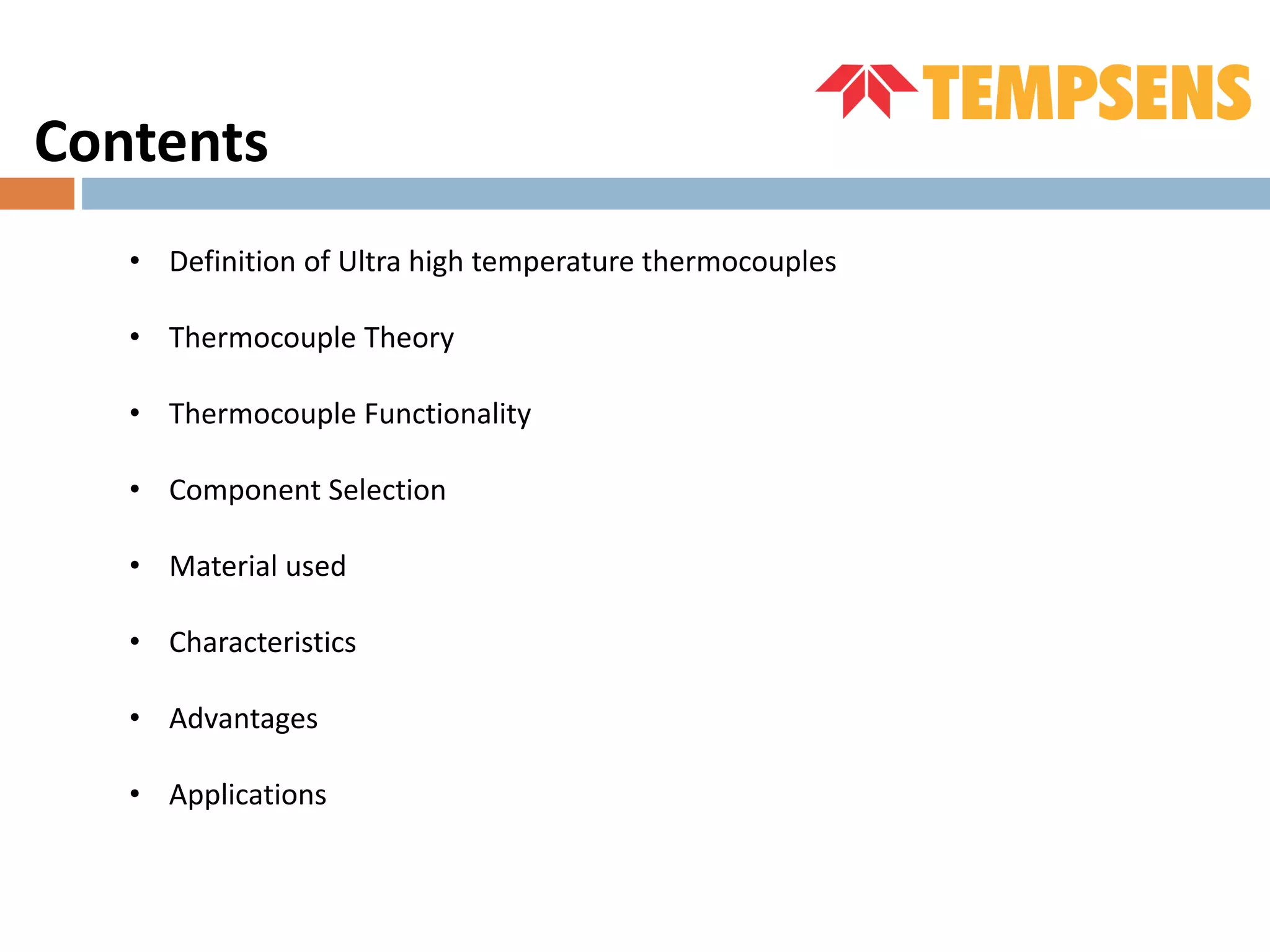 Ultra high temperature thermocouple | PPTX