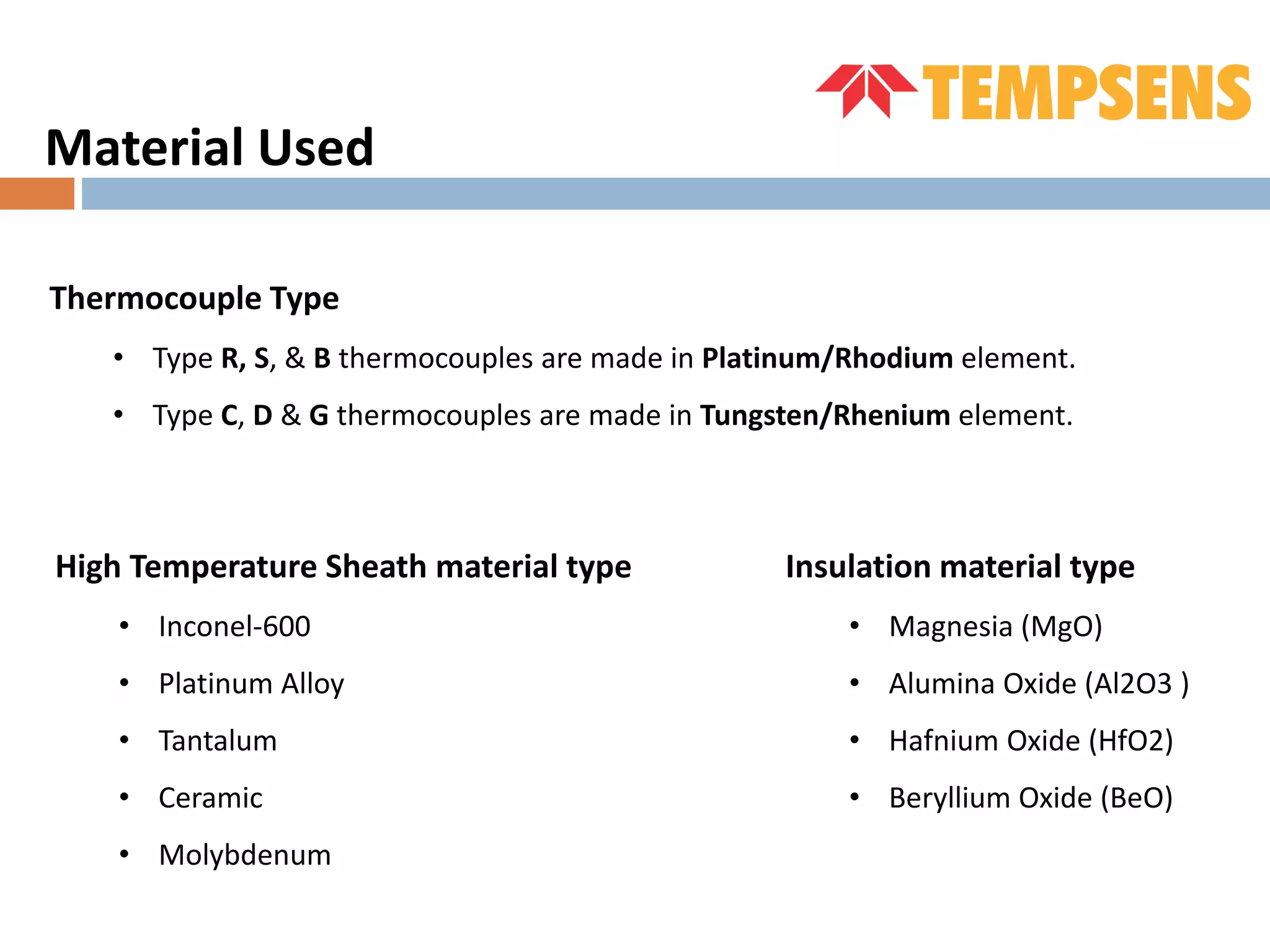 Ultra high temperature thermocouple | PPTX