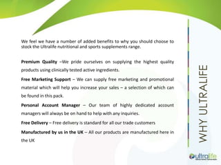 Ultralife healthcare ltd | PPTX