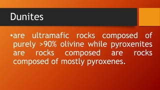 ULTRAMAFIC earth and life science ppt. . | PPTX