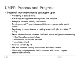 Ultra mega power projects | PPT