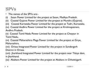 Ultra mega power projects | PPT