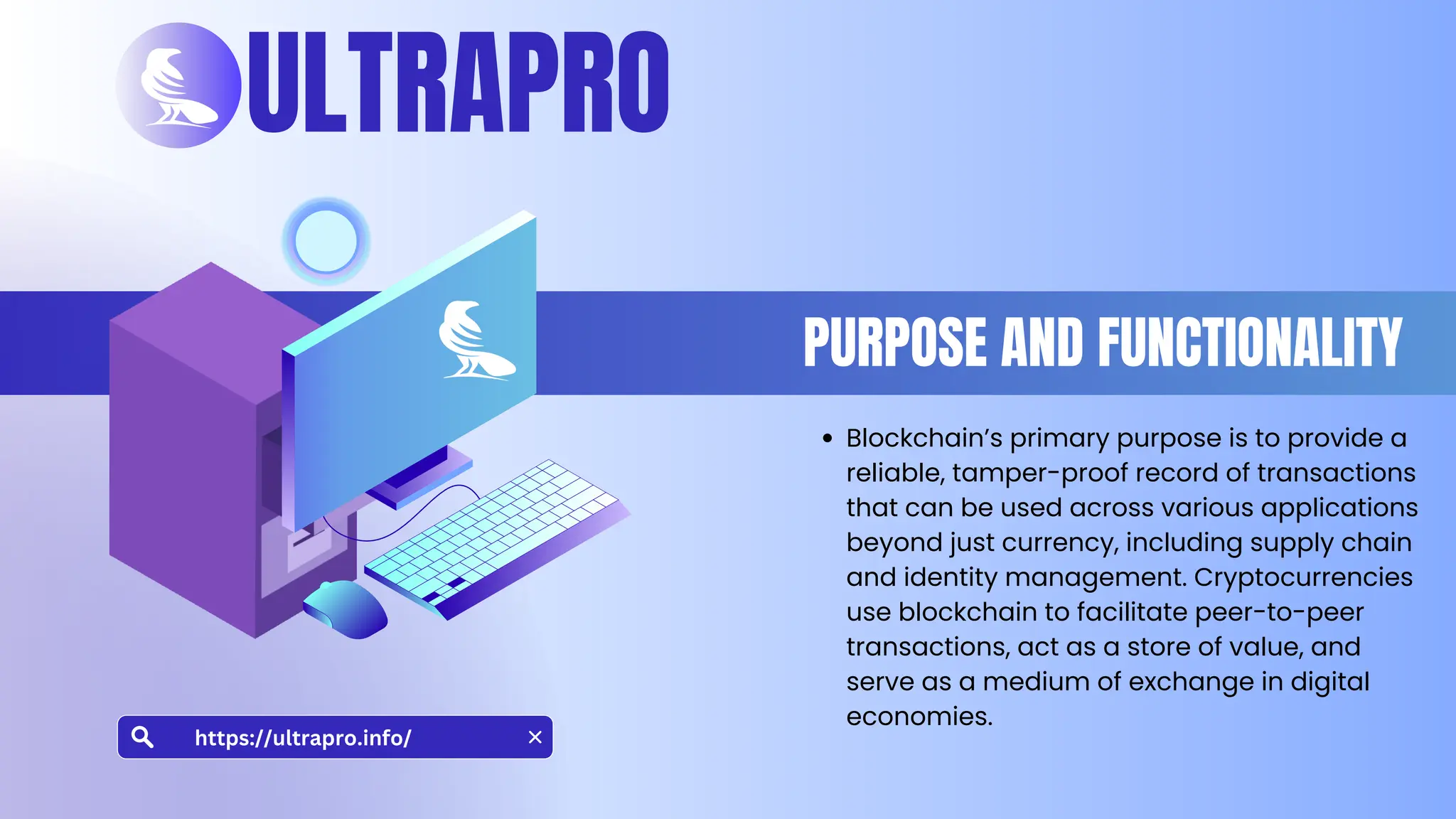 Ultrapro Advanced Blockchain for Cryptocurrency | PPT