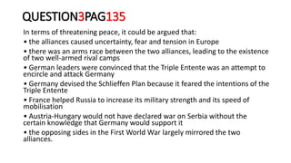 CAMBRIDGE AS HISTORY: THE ORIGINS OF WORLD WAR 1. ULTRA REVISION ...