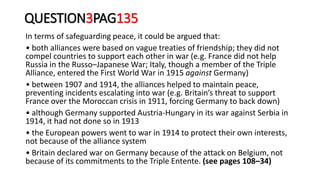 CAMBRIDGE AS HISTORY: THE ORIGINS OF WORLD WAR 1. ULTRA REVISION ...