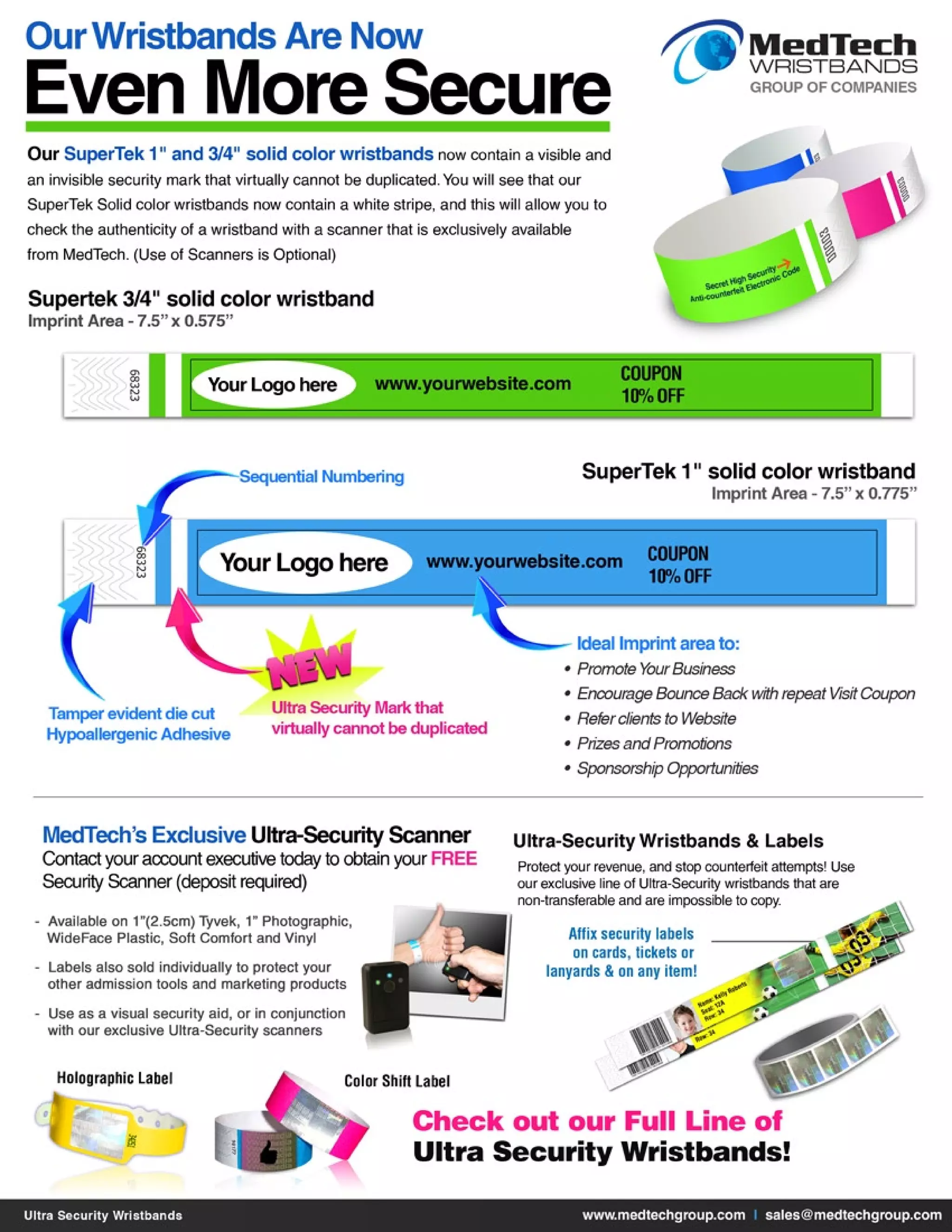 Ultra Security Wristbands | PDF