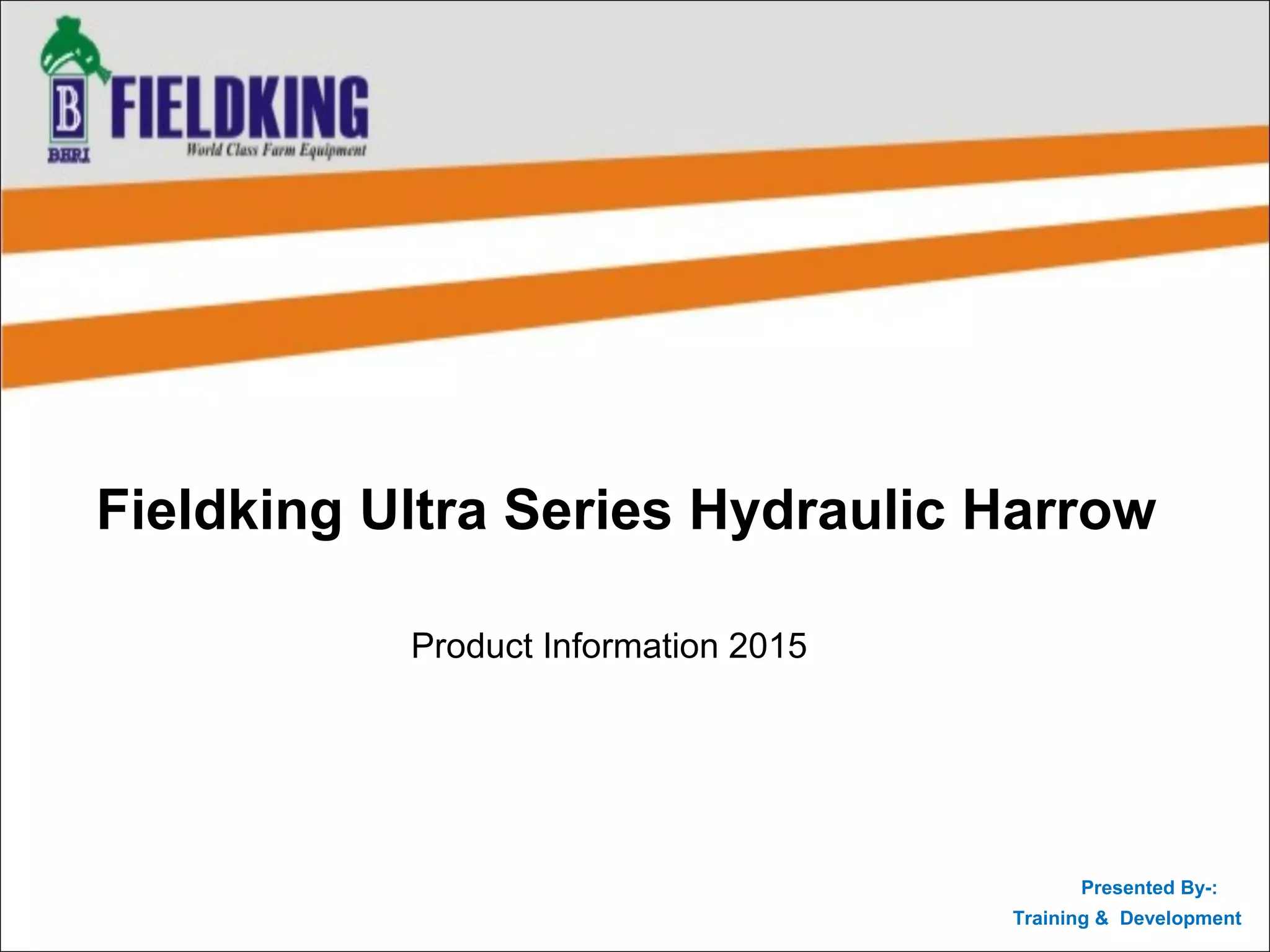 Ultra series harrow | PPT