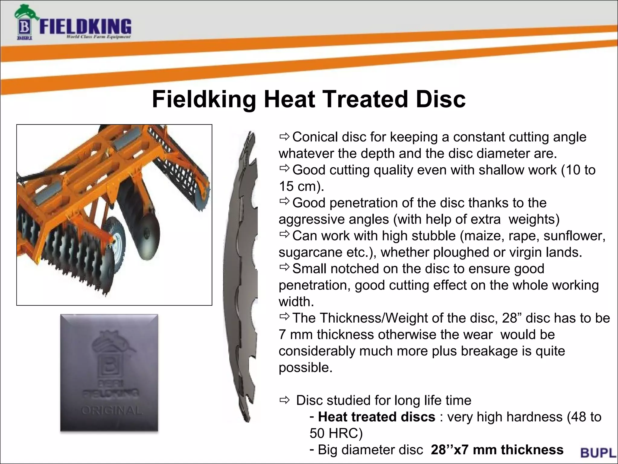 Ultra series harrow | PPT