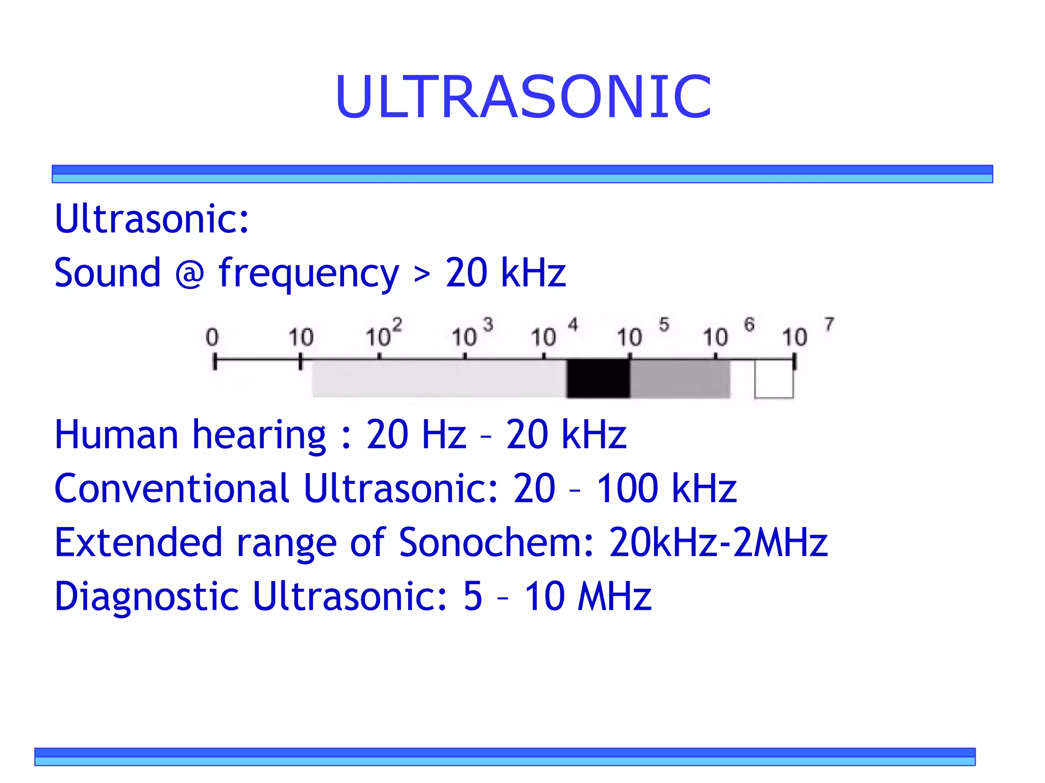 Ultrasonic Application in Chemical Engineering | PPT
