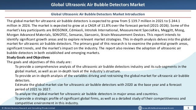 Ultrasonic Air Bubble Detectors Market.pdf