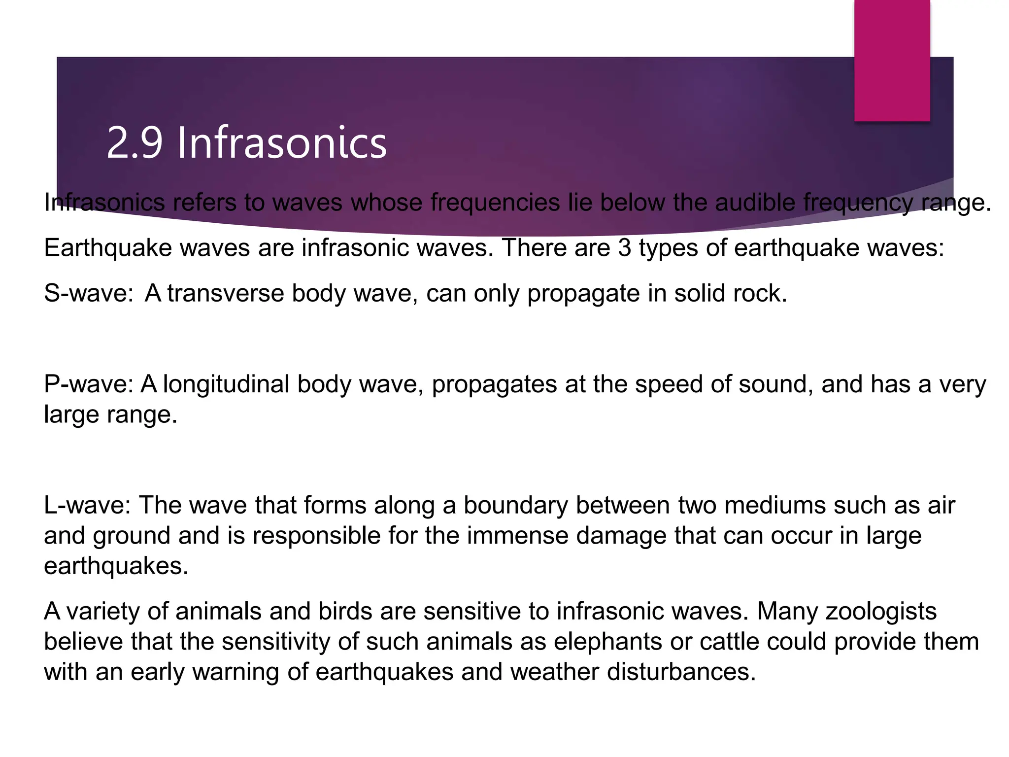 Ultrasonic and infrasonic waves for physics.pptx