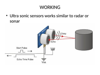 ULTRA SONIC AND PIR SENSORS working principle | PPT